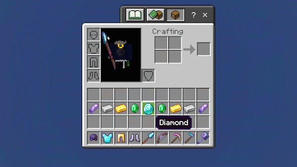 Animated Items UI (@AxmBro) - Minecraft Bedrock Texture Pack