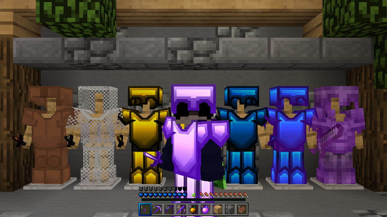 BlueDevil (@AxmBro) - Minecraft Bedrock Texture Pack