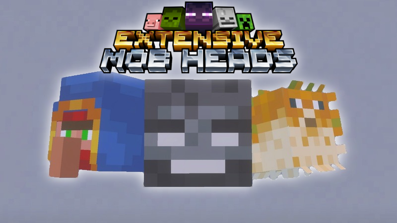 Extensive Mob Heads - Minecraft Bedrock Addon