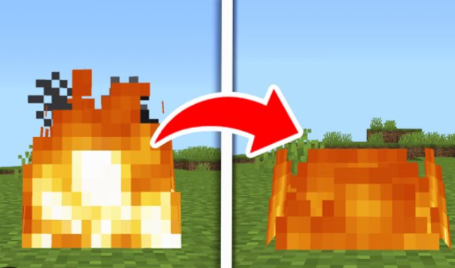 LOW FIRE rs (@petralovcat) - Minecraft Bedrock Texture Pack