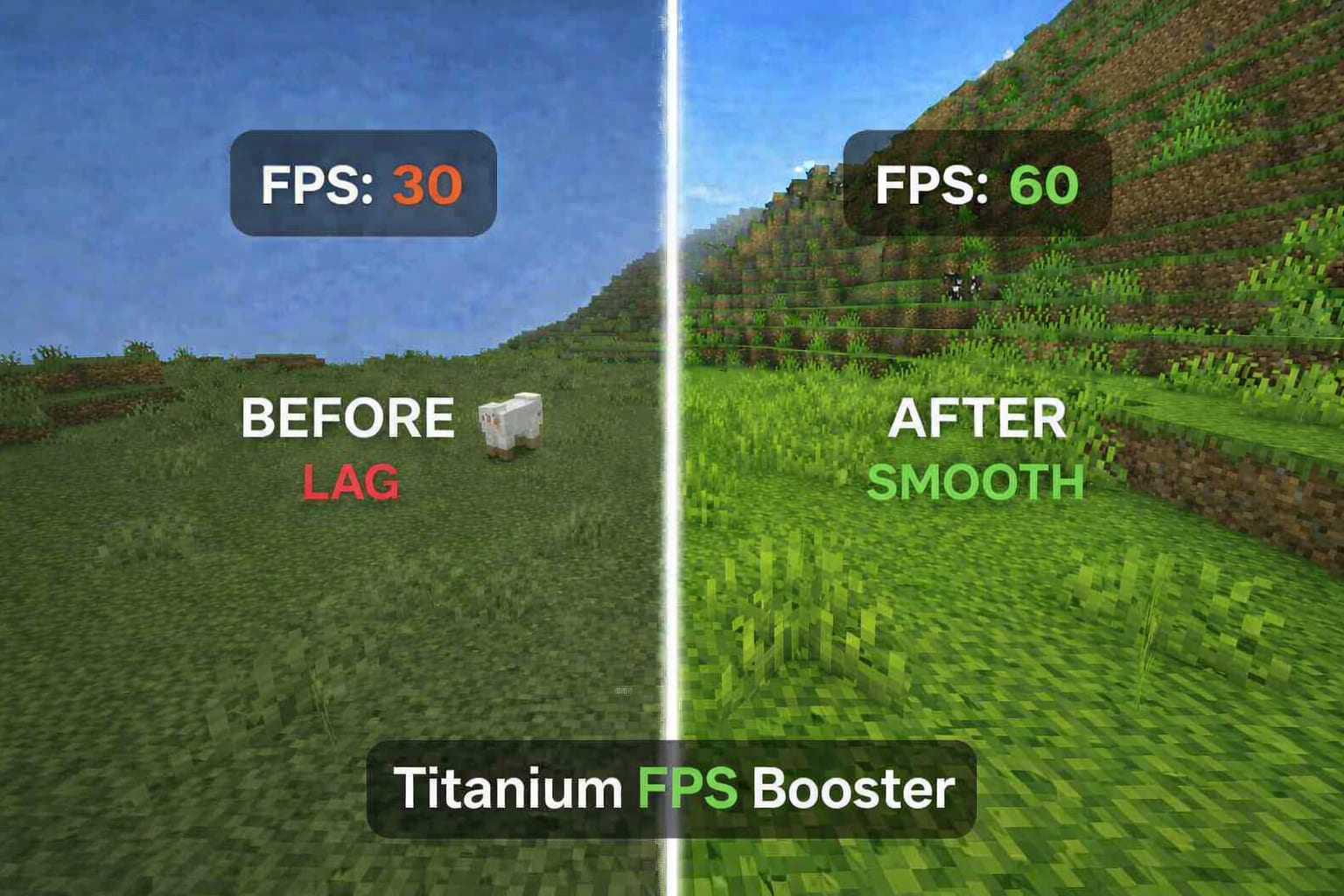 Titanium FPS Booster (@NetherFun) - Minecraft Bedrock Texture Pack