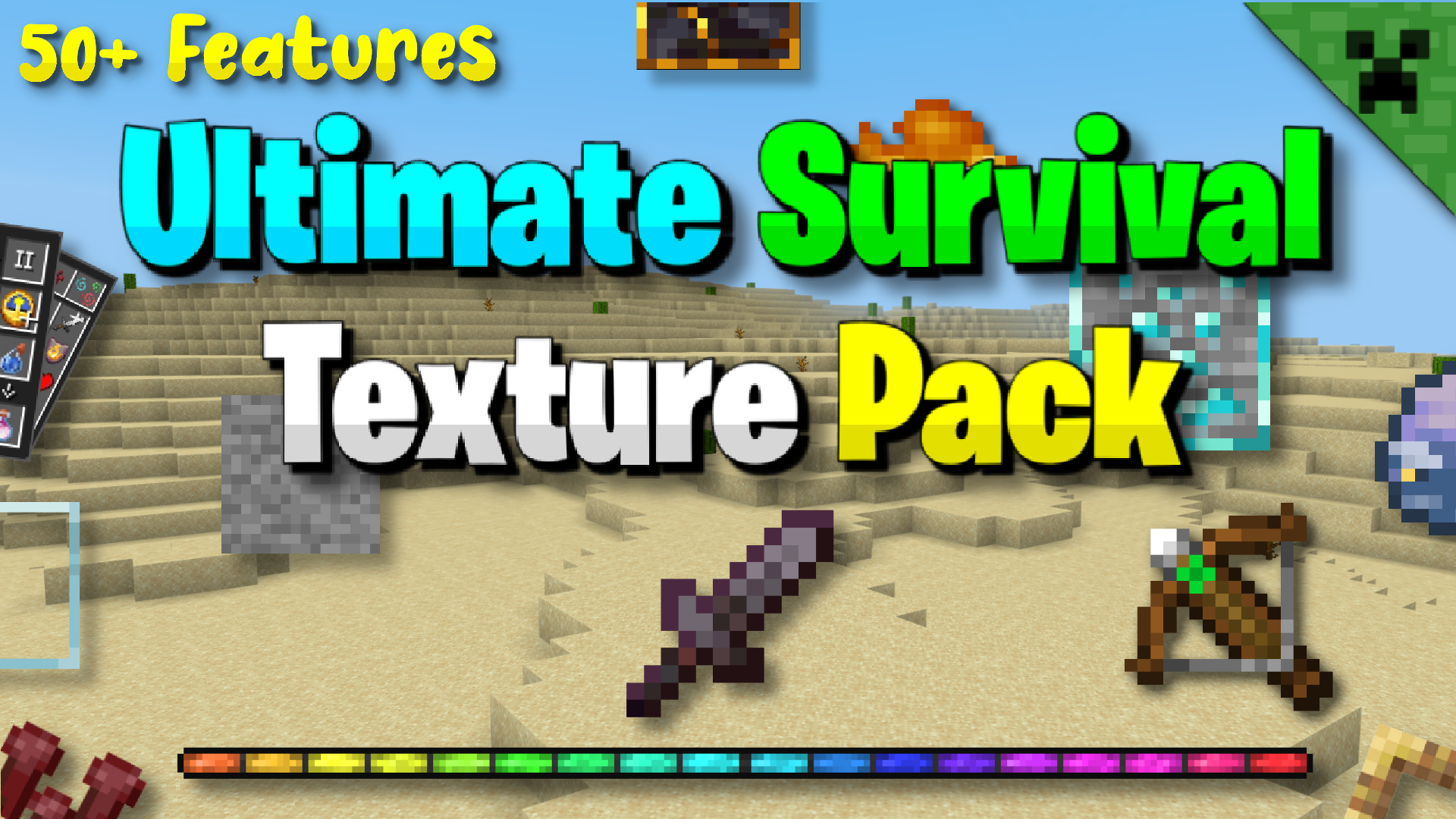Ultimate Survival Texture Pack v4 - Minecraft Bedrock Texturepack